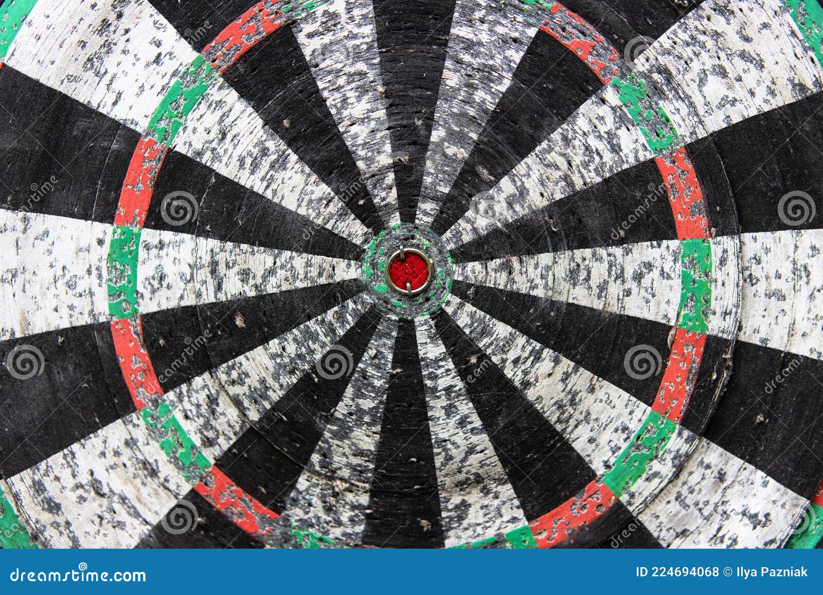 Old worn shabby dart board stock photo. Image of frazzled - 224694068