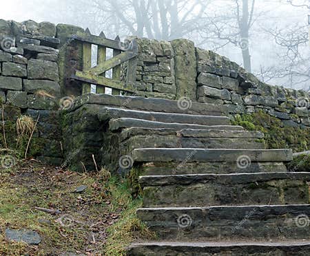 Old Worn Steps. stock photo. Image of worn, steps, climb - 1588462