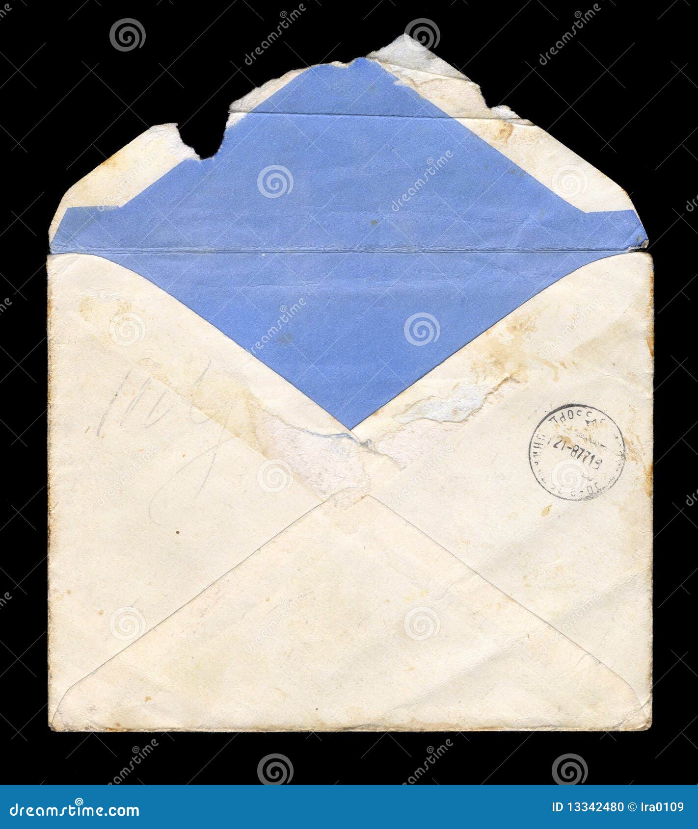Old, Worn And Tattered Envelope Royalty-Free Stock Image ...