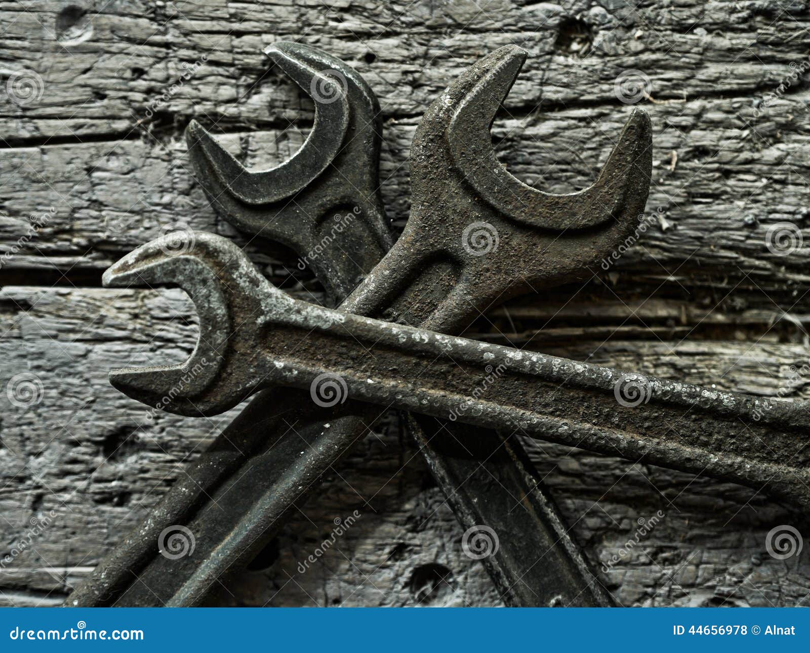 Old wrenches stock photo. Image of repairing, spanner - 44656978