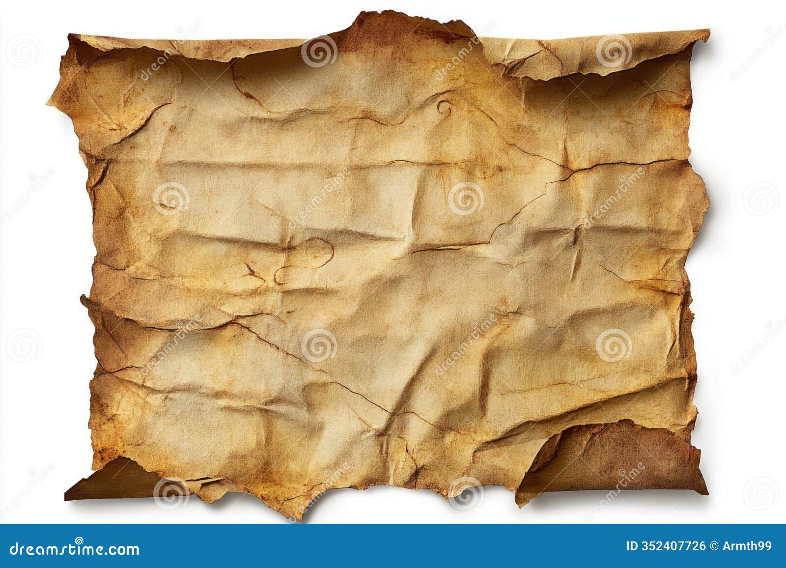 Old, Wrinkled, Burned Paper Texture Stock Illustration - Illustration ...