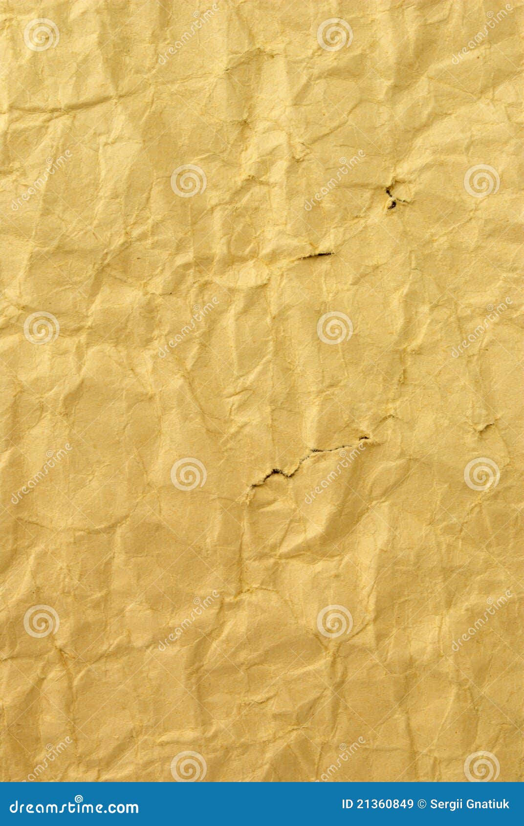 Old wrinkled paper stock image. Image of edge, antique - 21360849