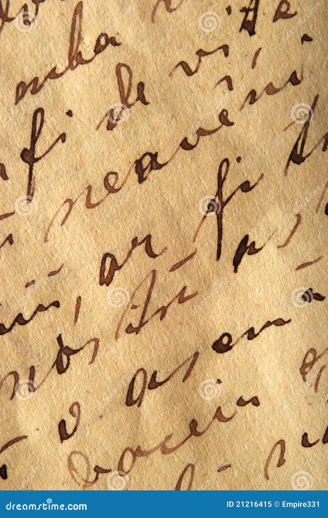 Old writing stock image. Image of cardboard, macro, paper - 21216415