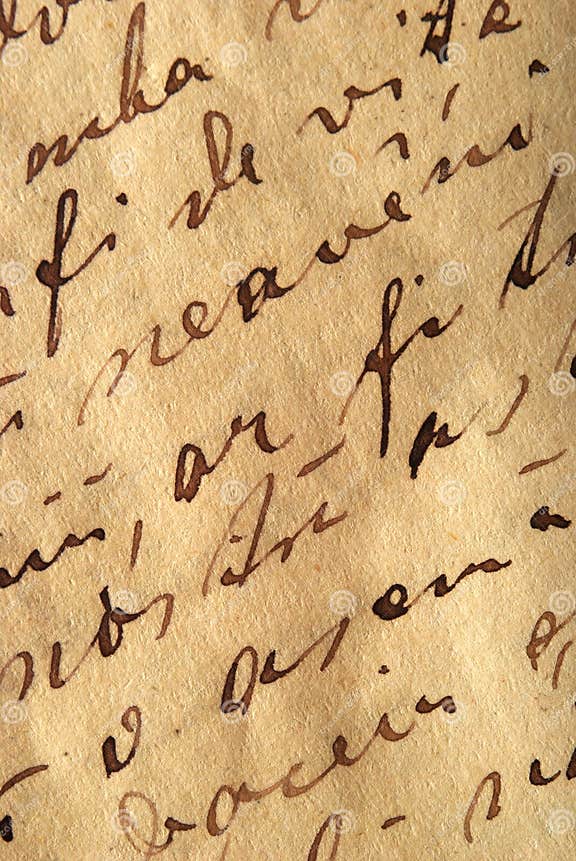 Old writing stock image. Image of cardboard, macro, paper - 21216415