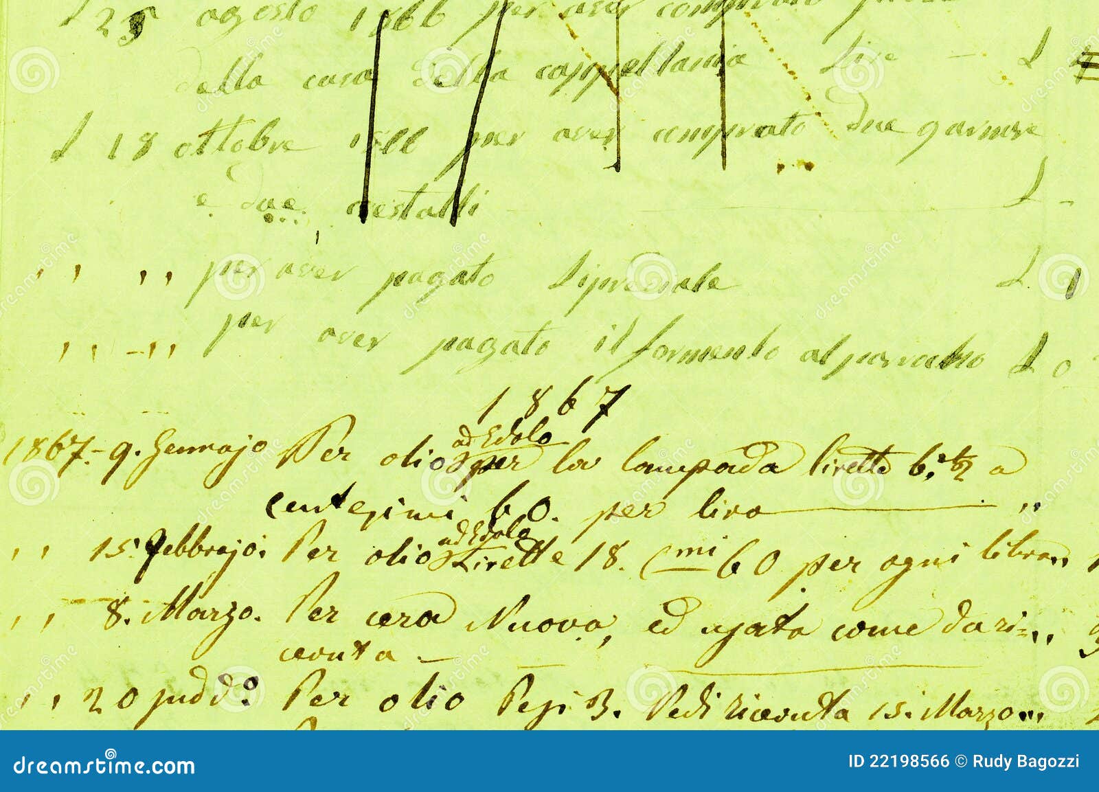 Old writing stock illustration. Illustration of closeup - 22198566