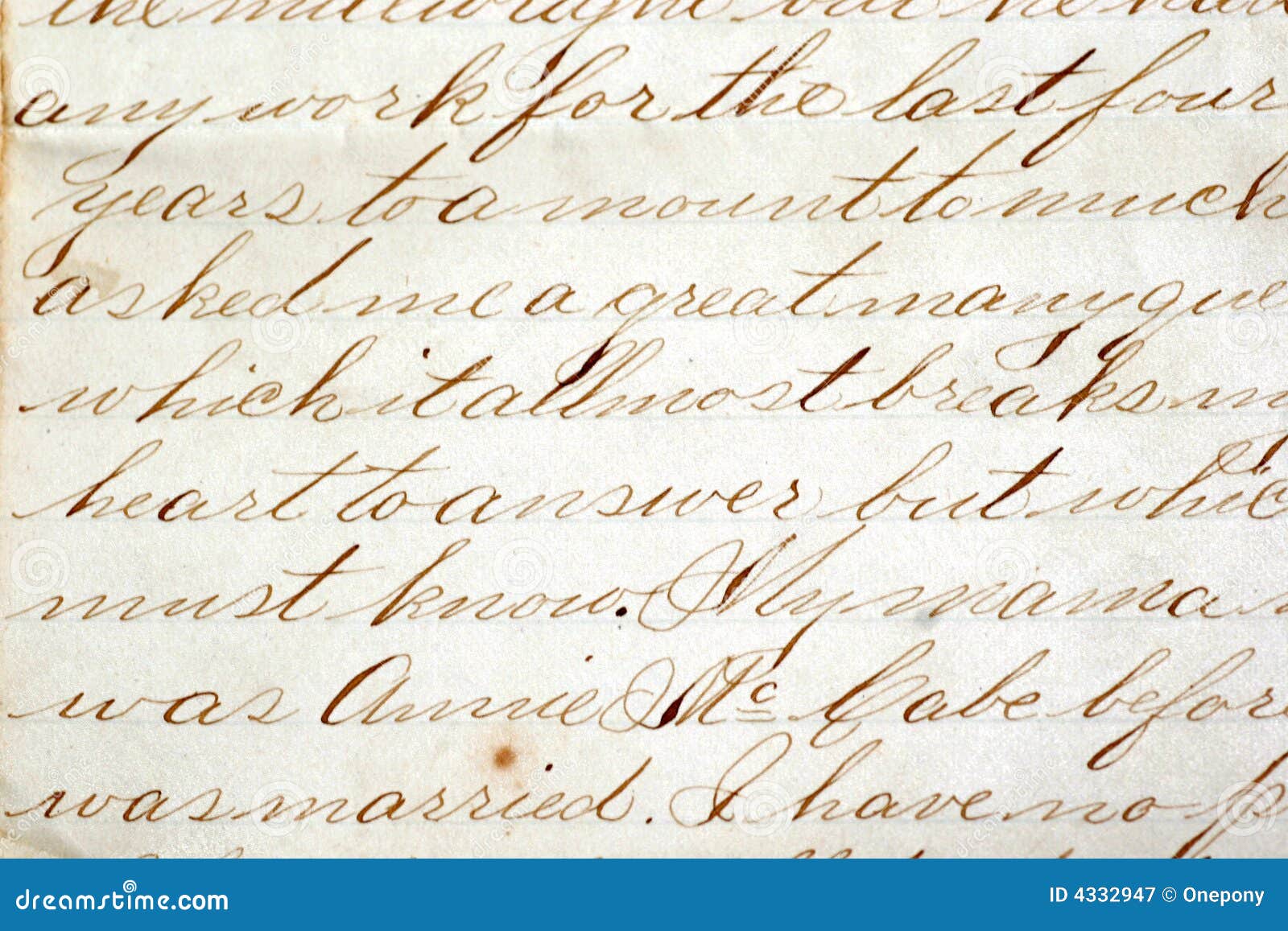 Old Writing stock image. Image of writings, brown, abstract - 4332947