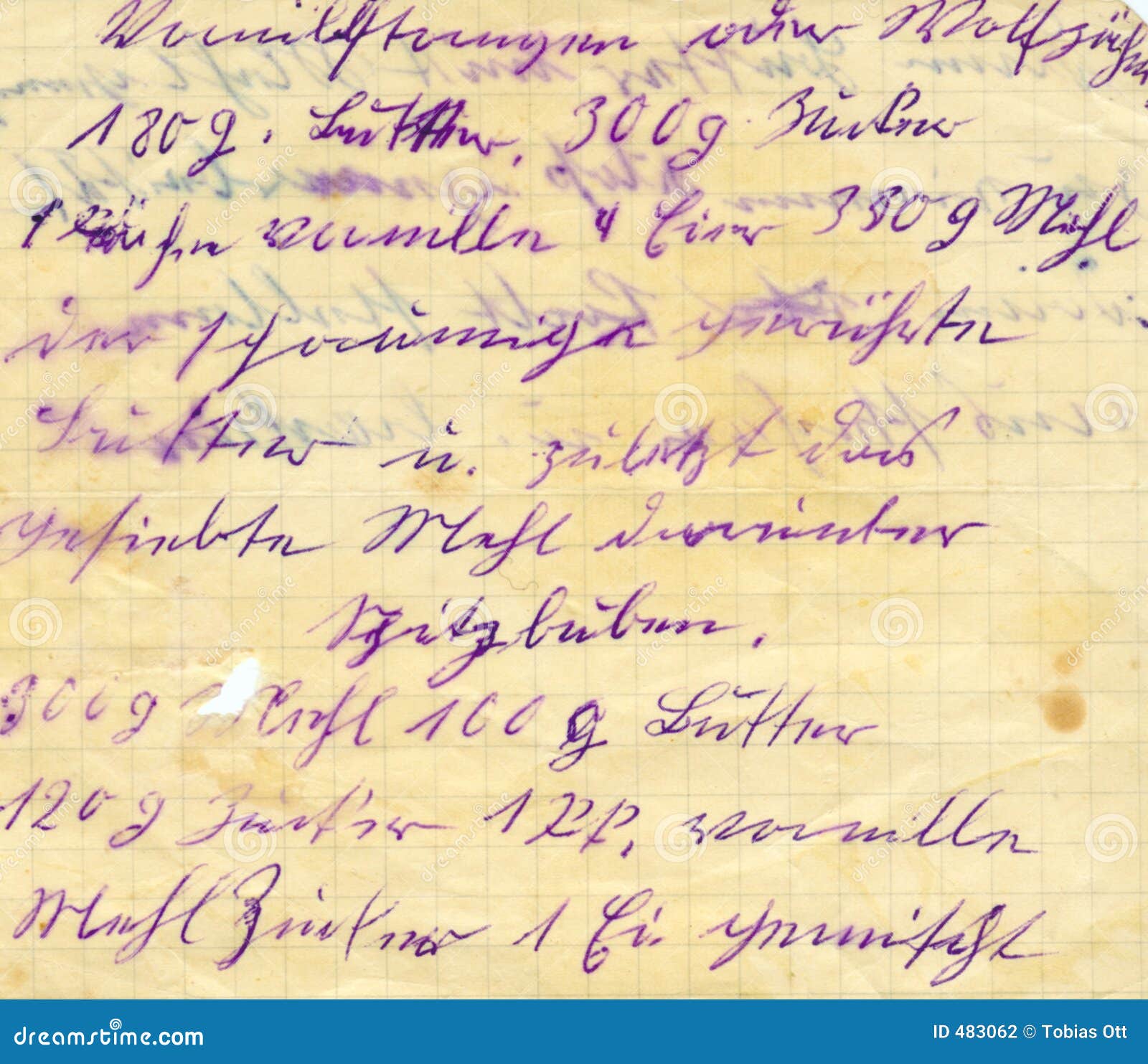 Old writing stock photo. Image of handwritten, receipt - 483062