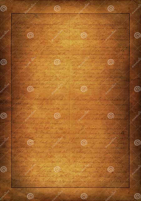 Old writing on paper stock image. Image of detail, aged - 8805215