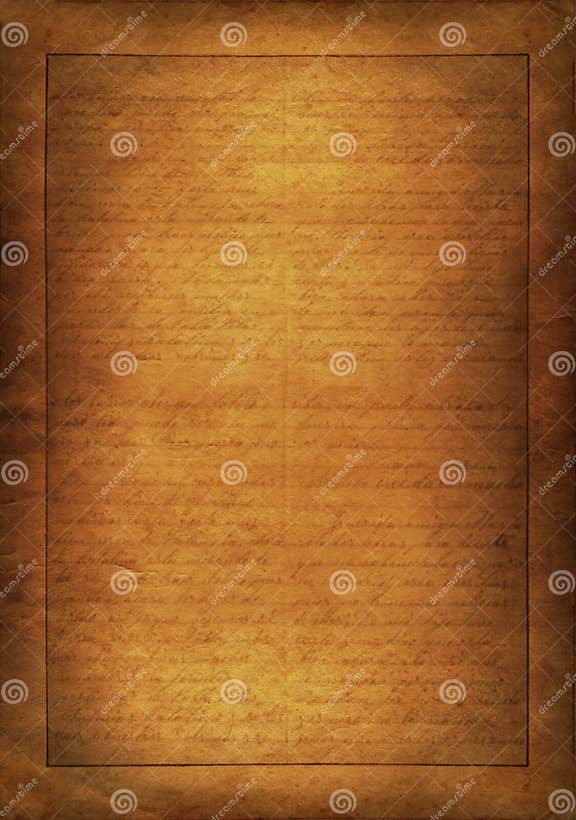 Old writing on paper stock image. Image of detail, aged - 8805215