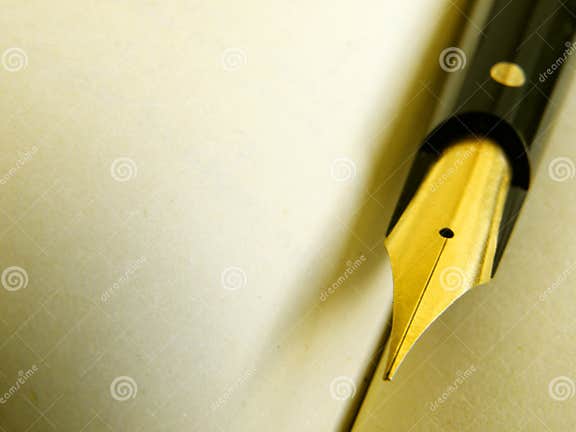 Old Writing Pen on Parchment Stock Photo - Image of writing ...
