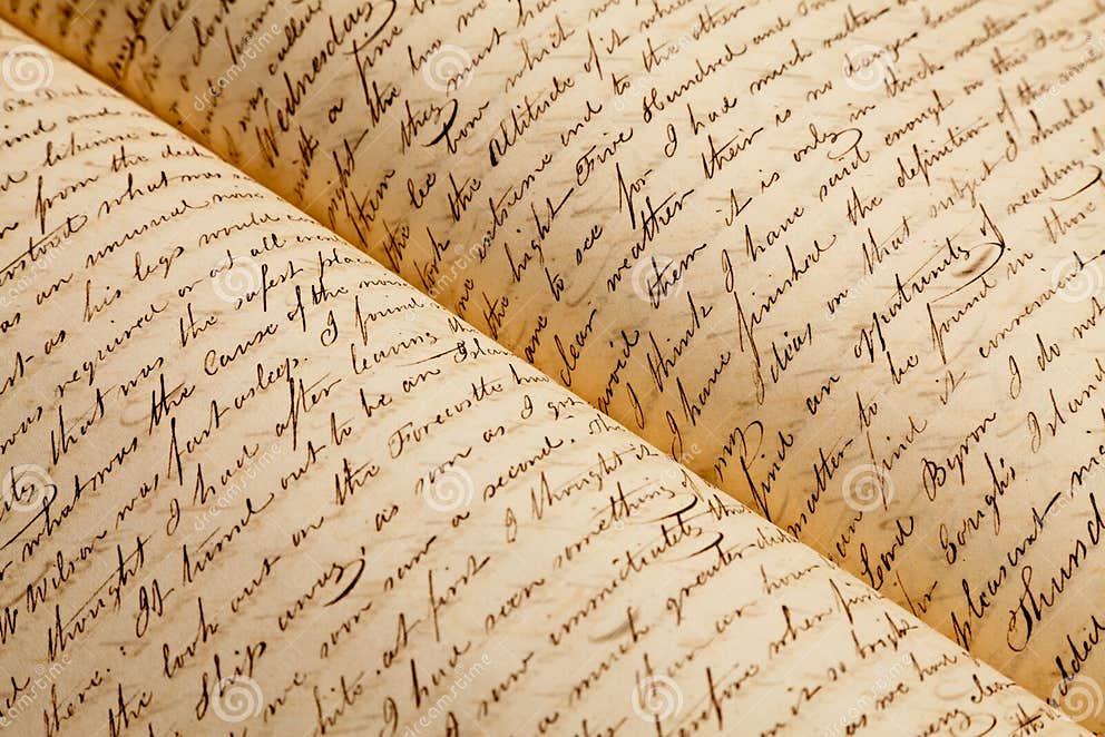Old Writings stock photo. Image of print, handwriting - 25230550