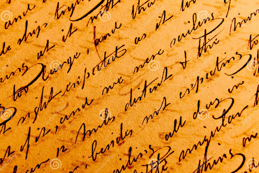 Old Writings stock photo. Image of calligraphy, handwriting - 25230604