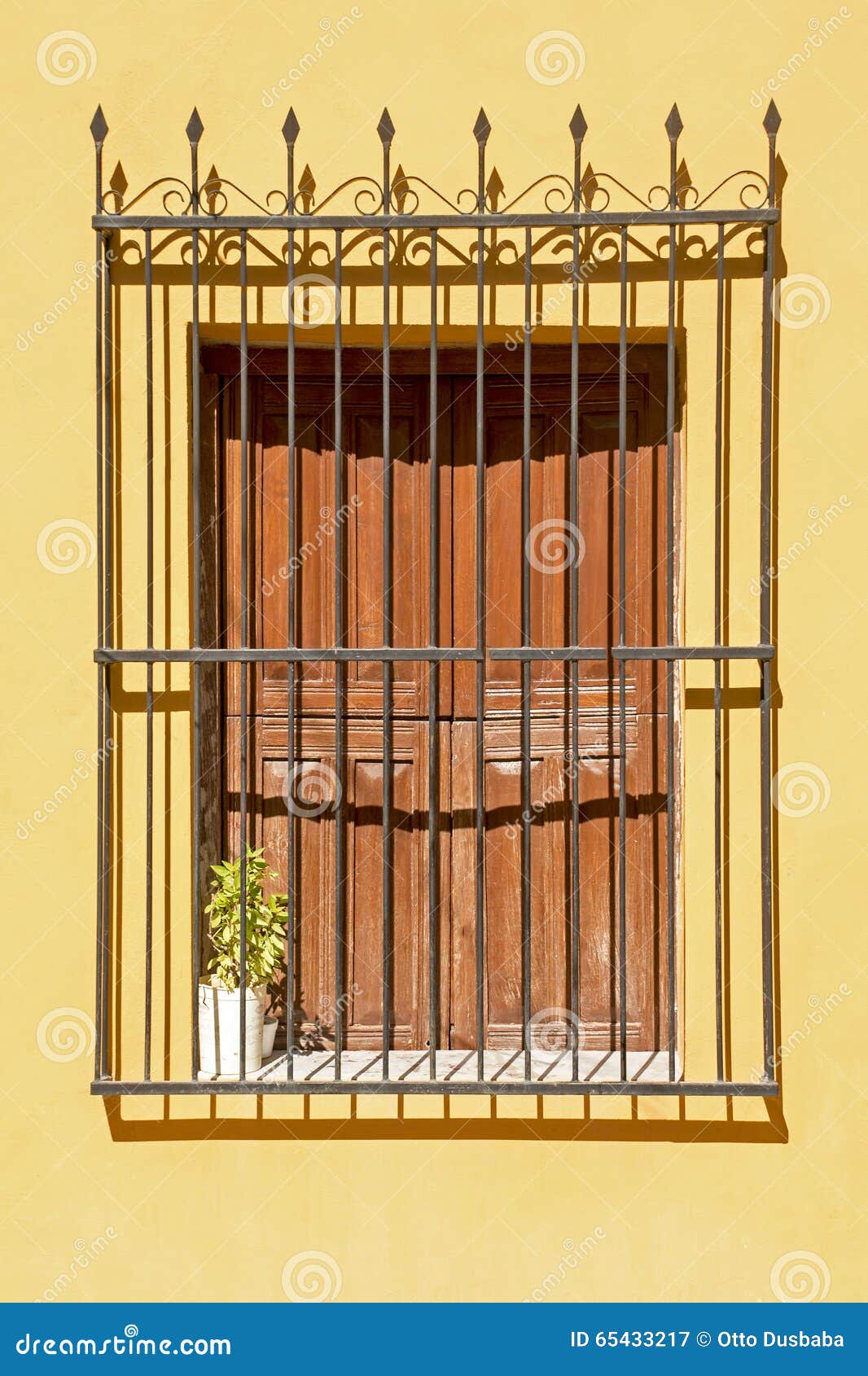 Old Wrought Iron Grill Window Stock Image - Image of grill, facade ...