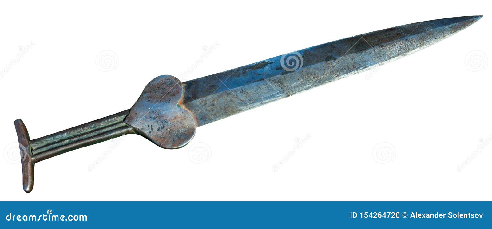 Old wrought sword stock photo. Image of steel, knife - 154264720