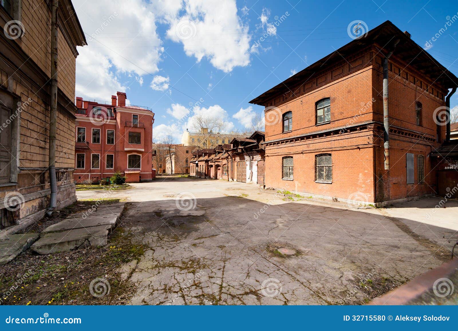 Old Yard stock photo. Image of petersburg, poverty, poor - 32715580