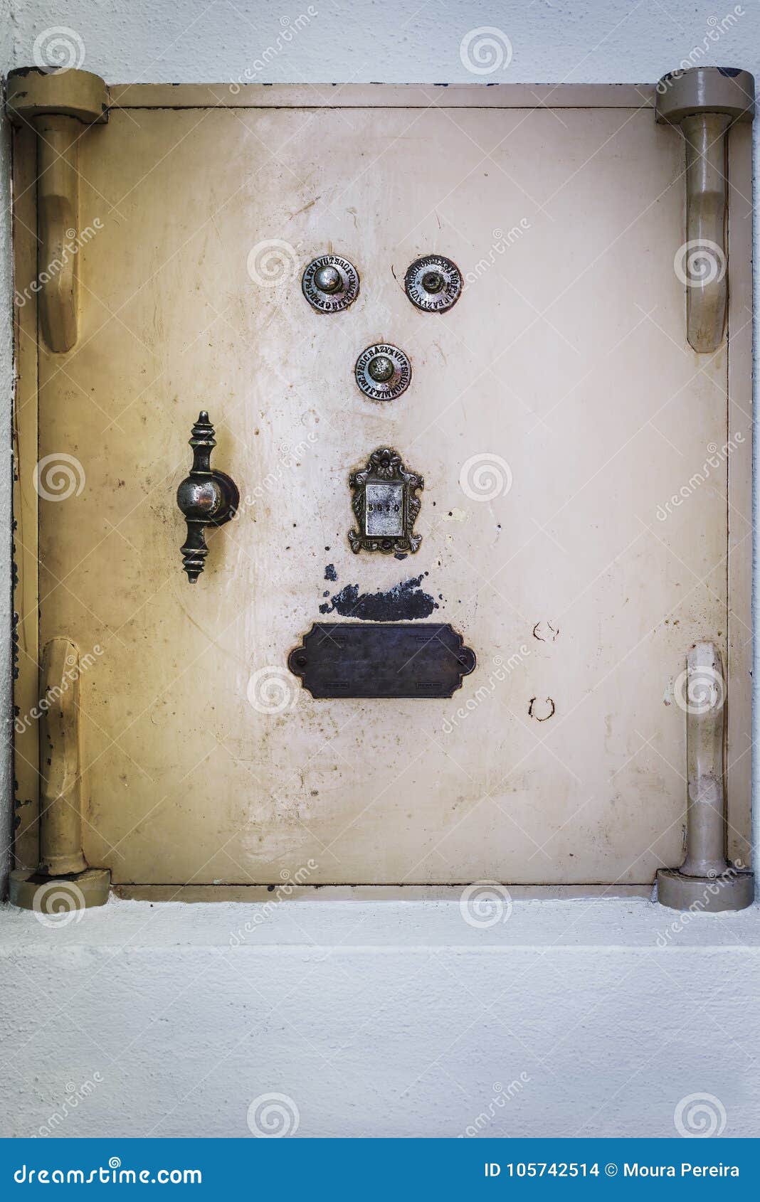 Old Yellow Coffer of Values or Money Stock Photo - Image of chest ...
