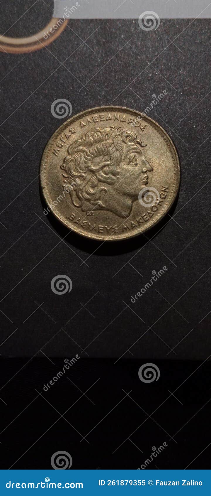 Old Yellow Coin for Numismatic Collection Stock Image - Image of ...