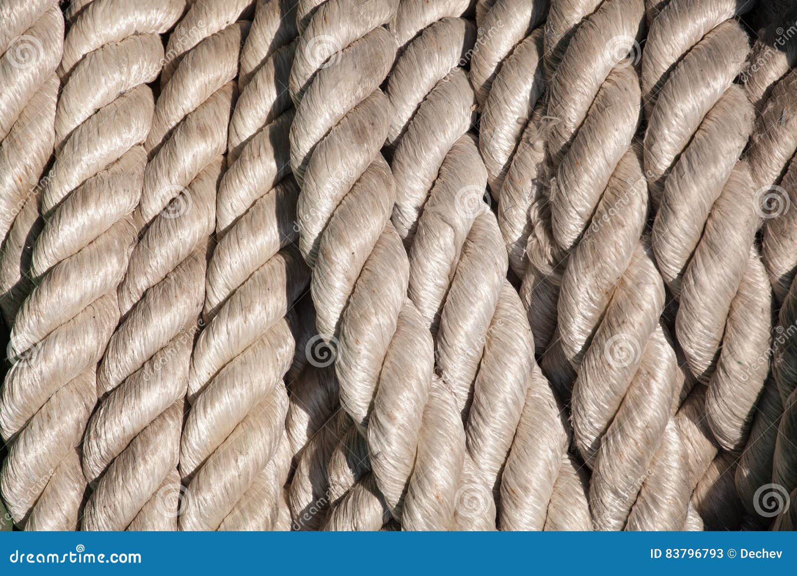 Old yellow rough rope stock image. Image of tied, strength - 83796793
