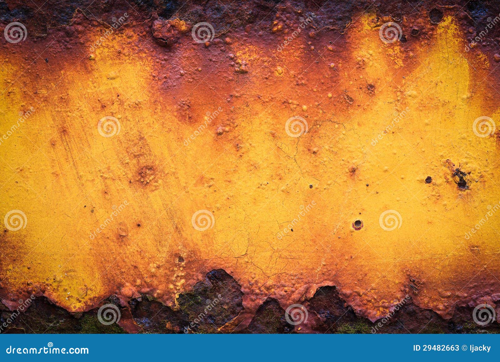 Yellow Rusty Surface Texture Royalty-Free Stock Photography ...