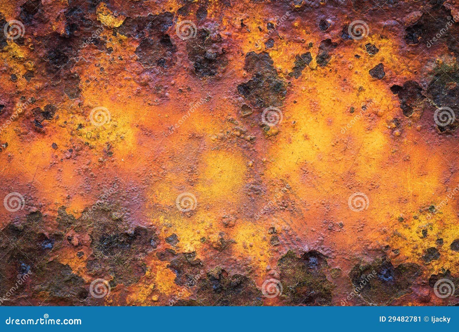 Yellow Rusty Surface Texture Royalty-Free Stock Photography ...