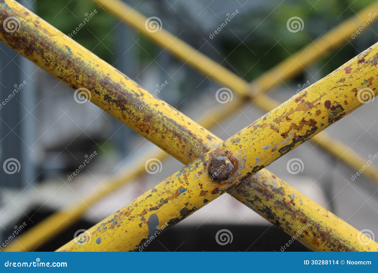Yellow scraffolding stock photo. Image of hard, work - 30288114