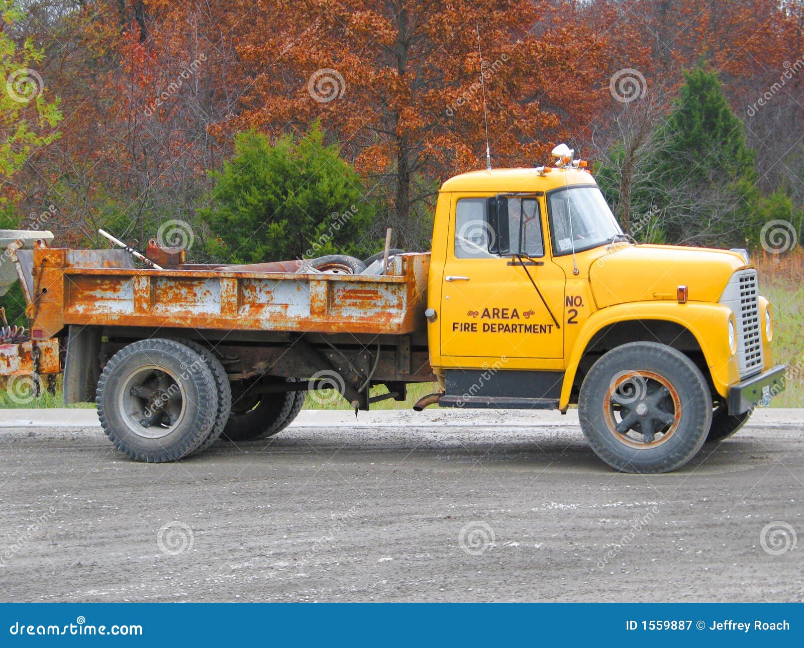Old Yellow Truck stock image. Image of spot, turn, headlight - 1559887
