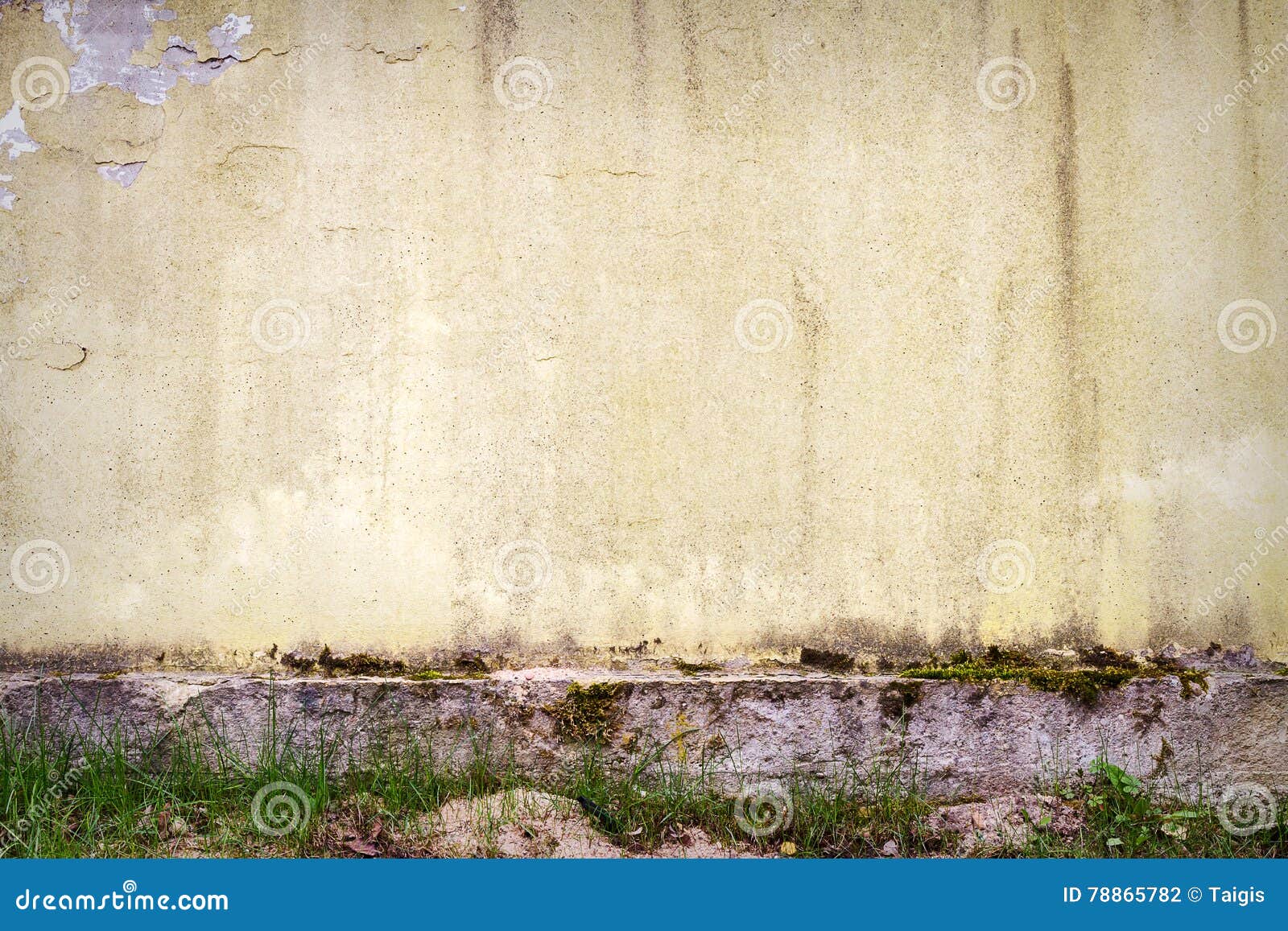 Old yellow wall stock photo. Image of cement, concrete - 78865782