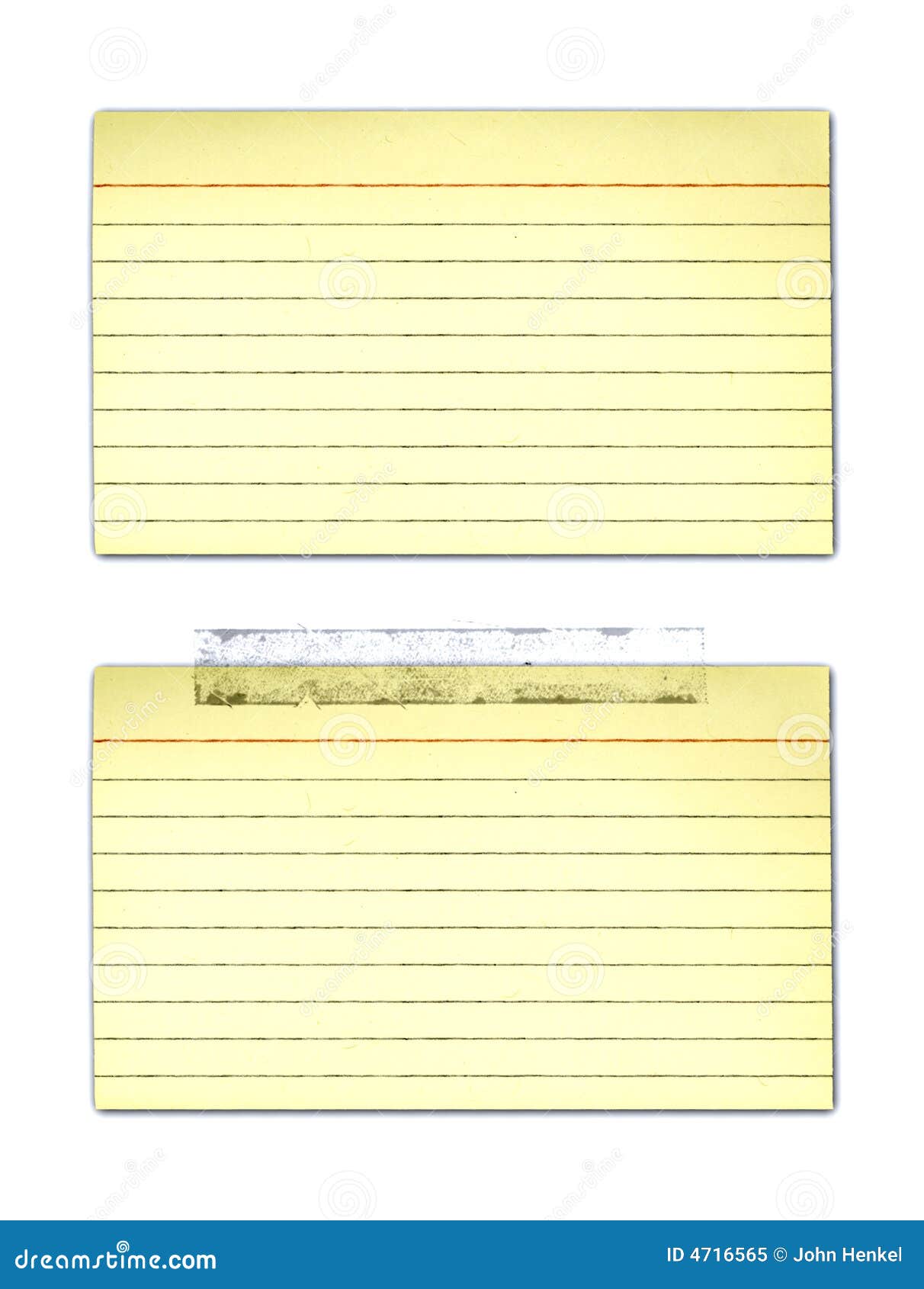 Old Yellowed Index Cards Stock Image | CartoonDealer.com #4716565