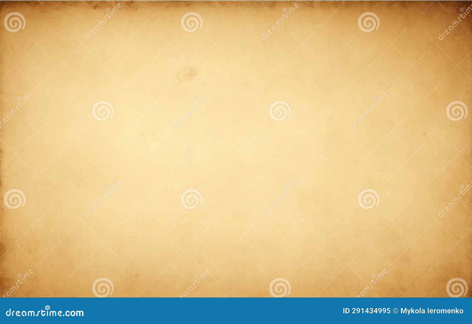 Old Yellowed Paper. Clean Background for Text Stock Illustration ...