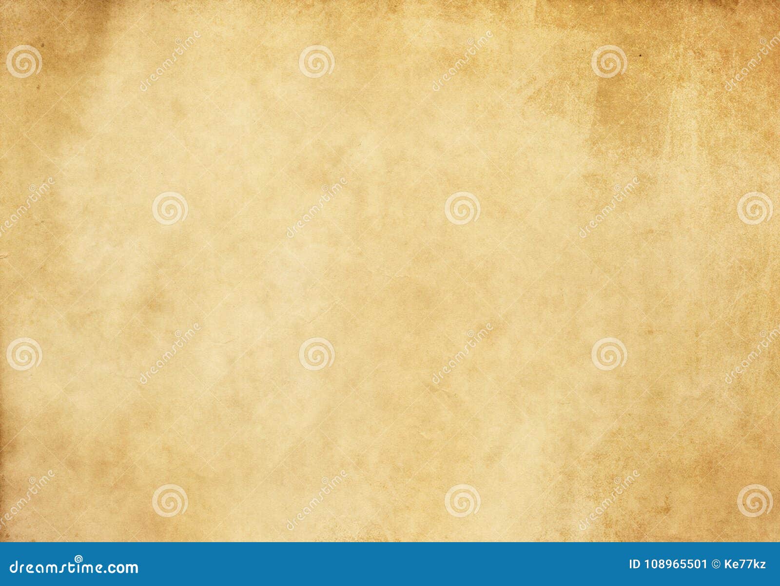 Old Yellowed Paper Texture. Stock Image - Image of vintage, rustic ...