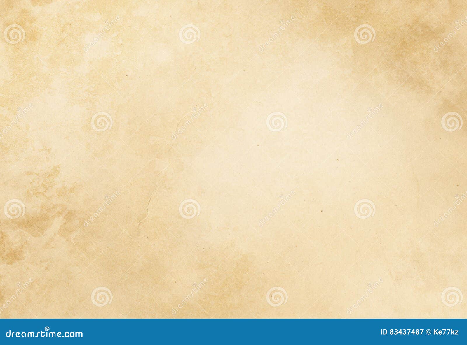 Old Yellowed Stained Paper Texture. Stock Image - Image of grunge ...