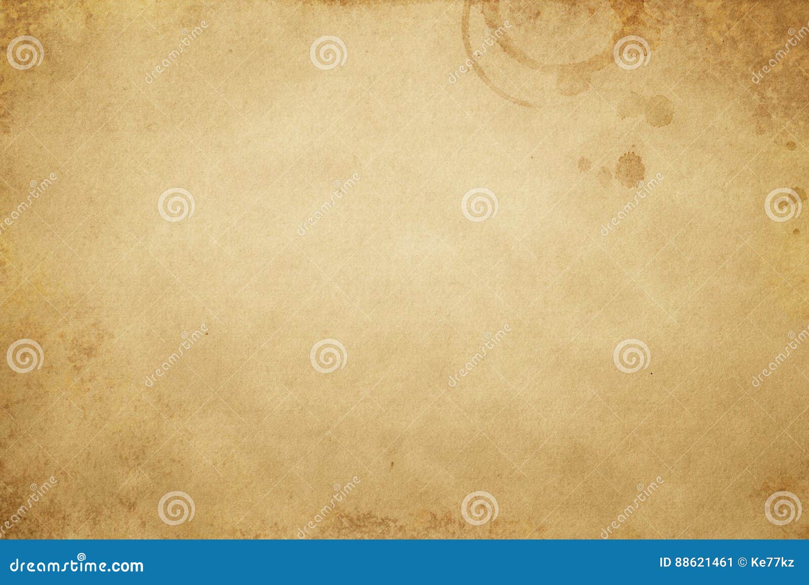 Old Stained Paper Texture With Vintage Borders. Stock Image ...