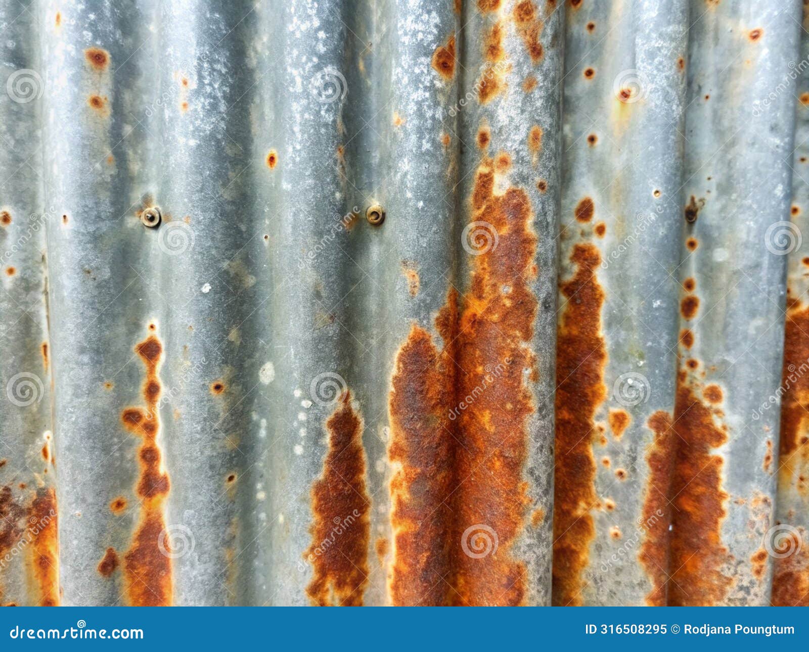 Old Zinc Background with Rust on it. Stock Illustration - Illustration ...