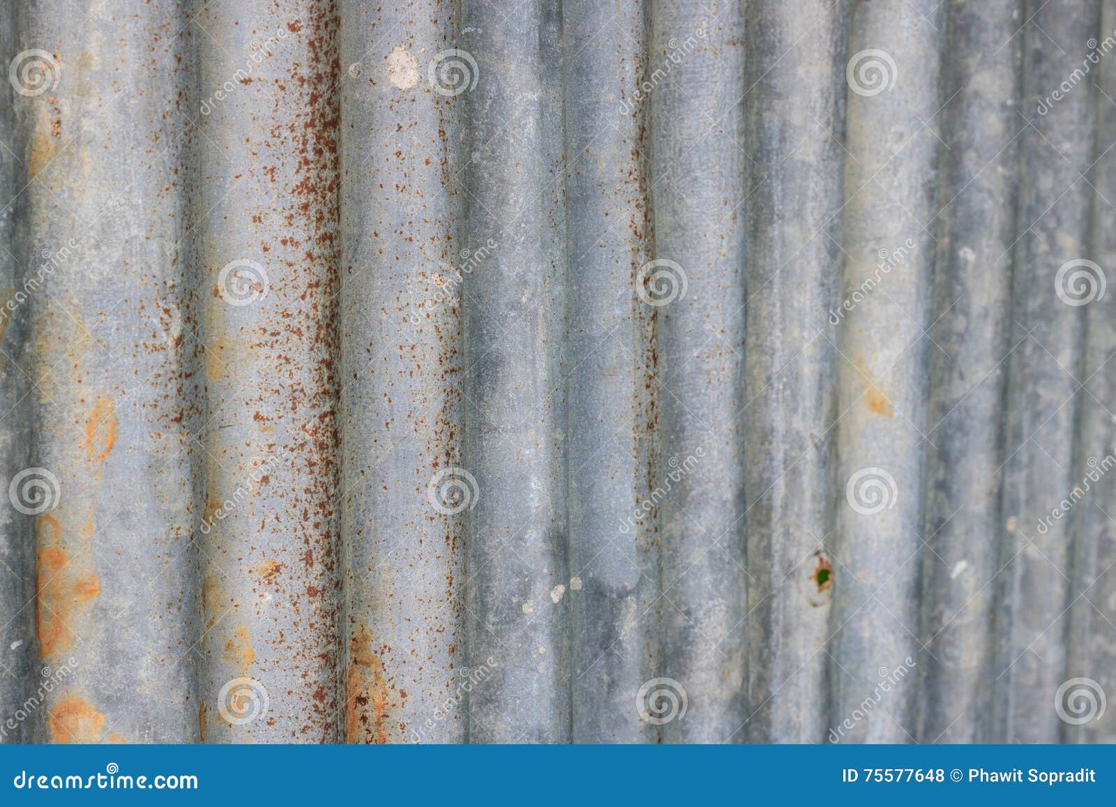 Old zinc stock photo. Image of metal, colorful, steel - 75577648