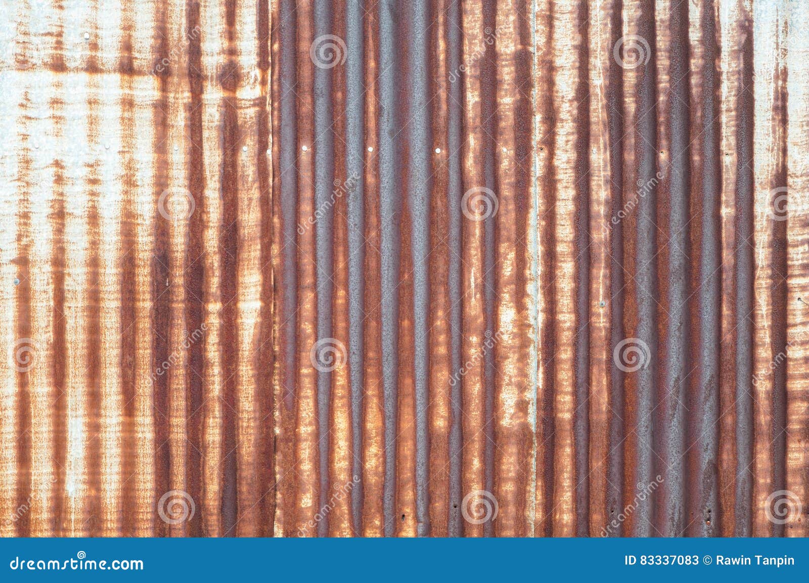 Old Zinc Rust Textured for Background Stock Image - Image of construct ...