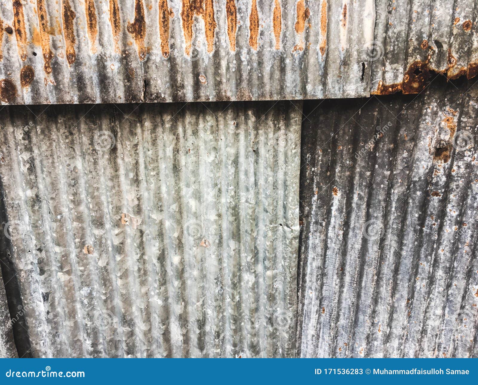 Weathered Zinc Sheeting
