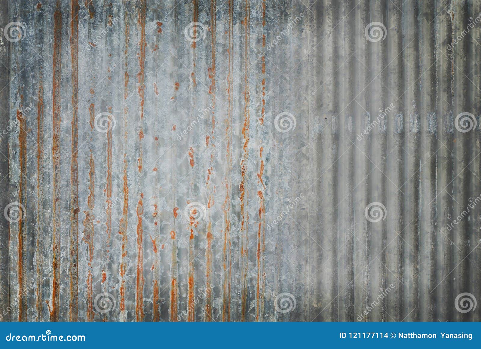 Old Zinc Texture Background, Rusty On Galvanized Metal Surface Royalty ...