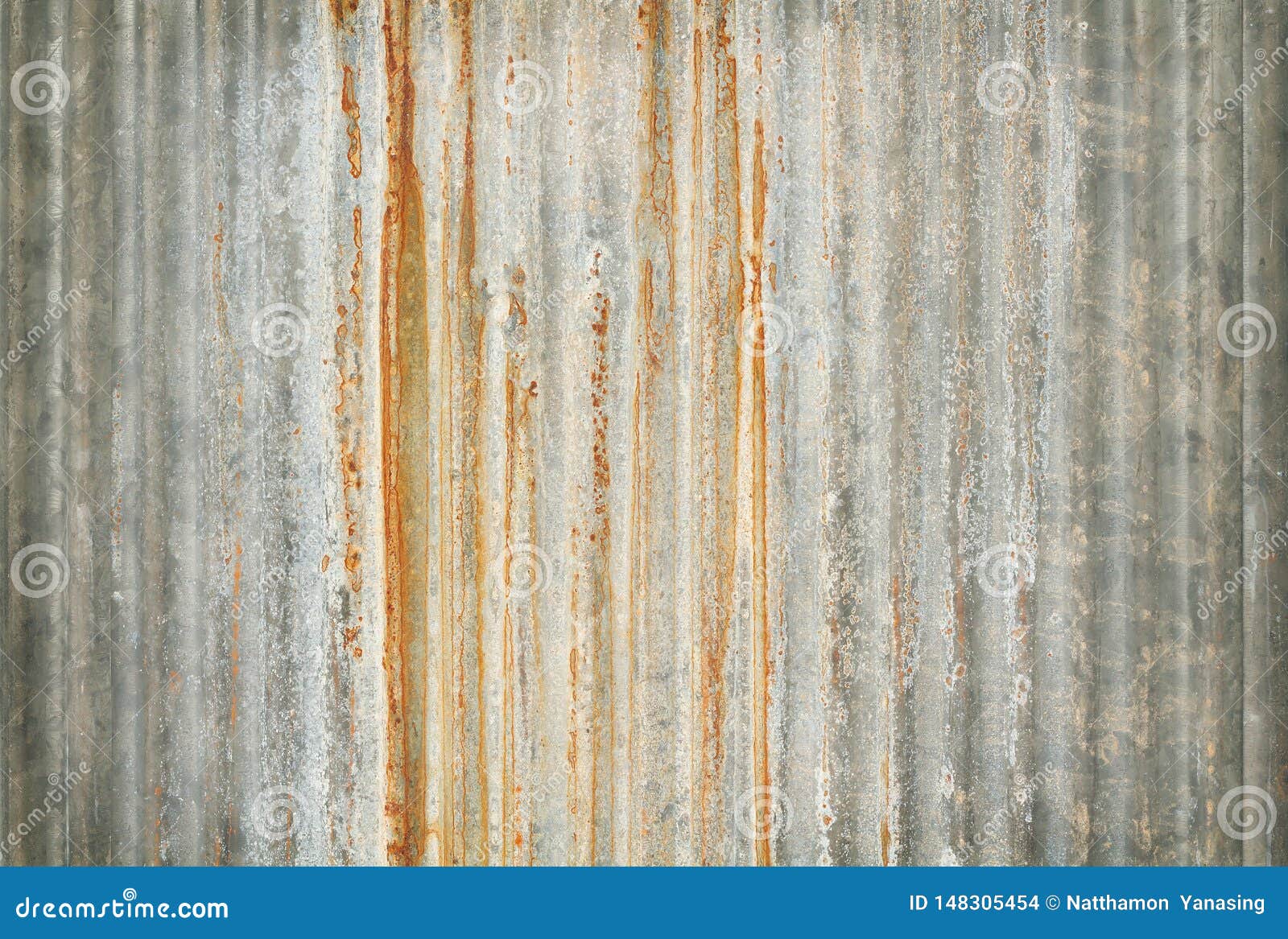 Old Zinc Texture Background, Rusty on Galvanized Metal Surface Stock ...