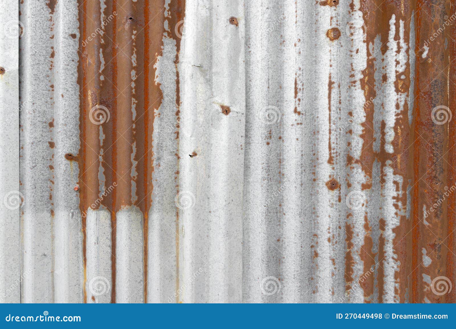 The Old Zinc Texture Background, Rusty on Galvanized Metal Surface ...