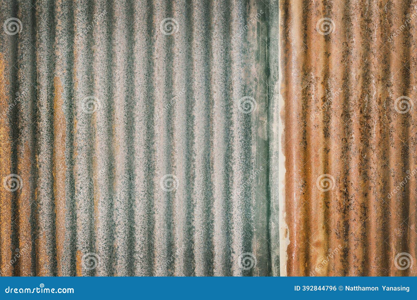 Galvanized Metal Texture. Seamless Metallic Sheet Stock Image ...