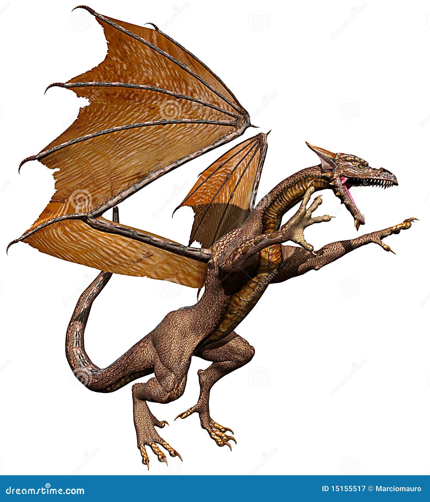 Olden dragon attacking stock illustration. Illustration of rider - 15155517