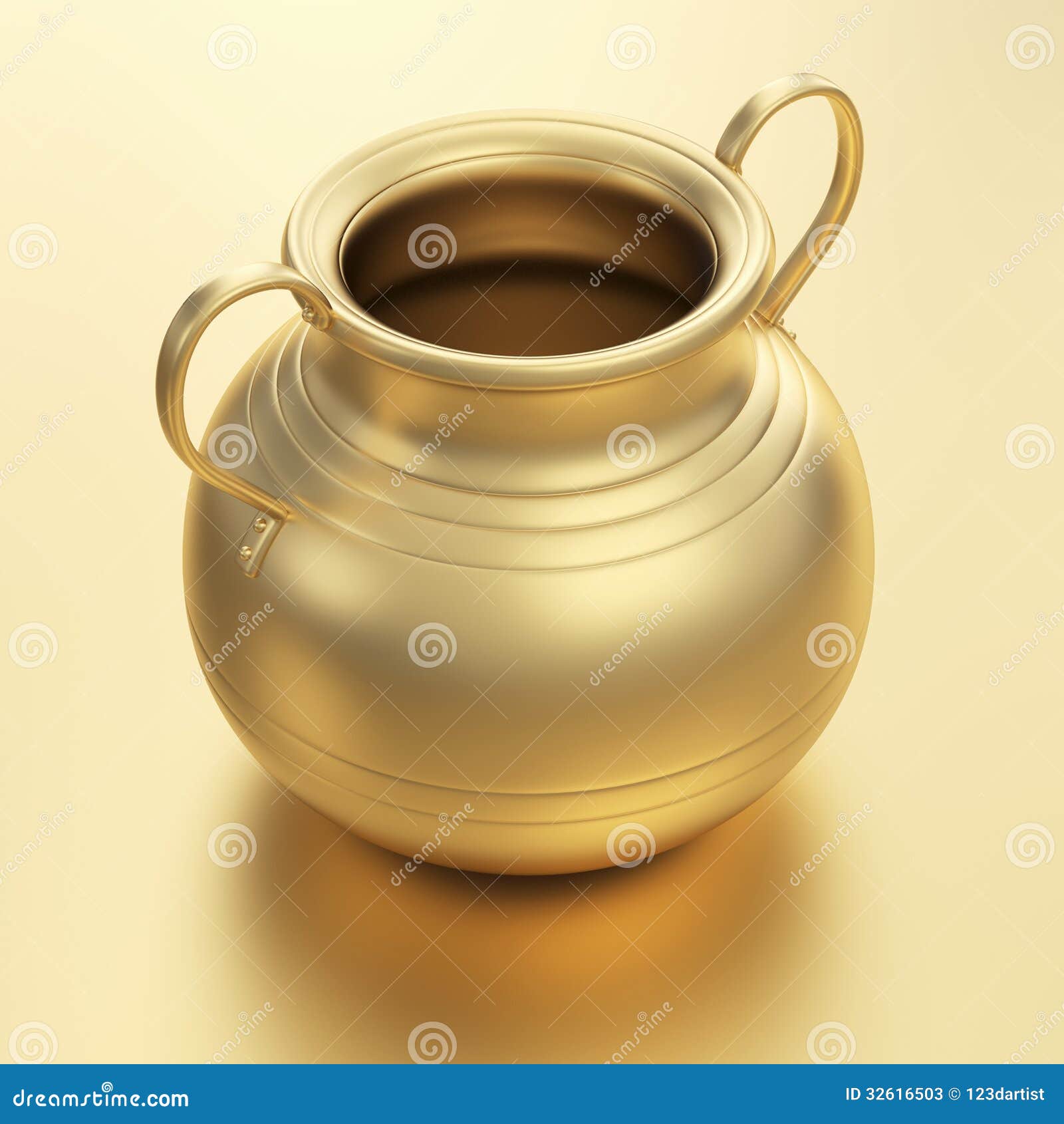 Olden pot stock illustration. Illustration of magic, treasure - 32616503