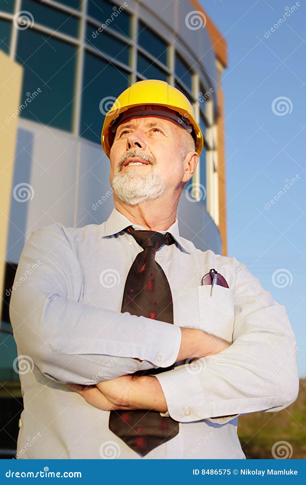 Older architect stock image. Image of mature, hair, lines - 8486575