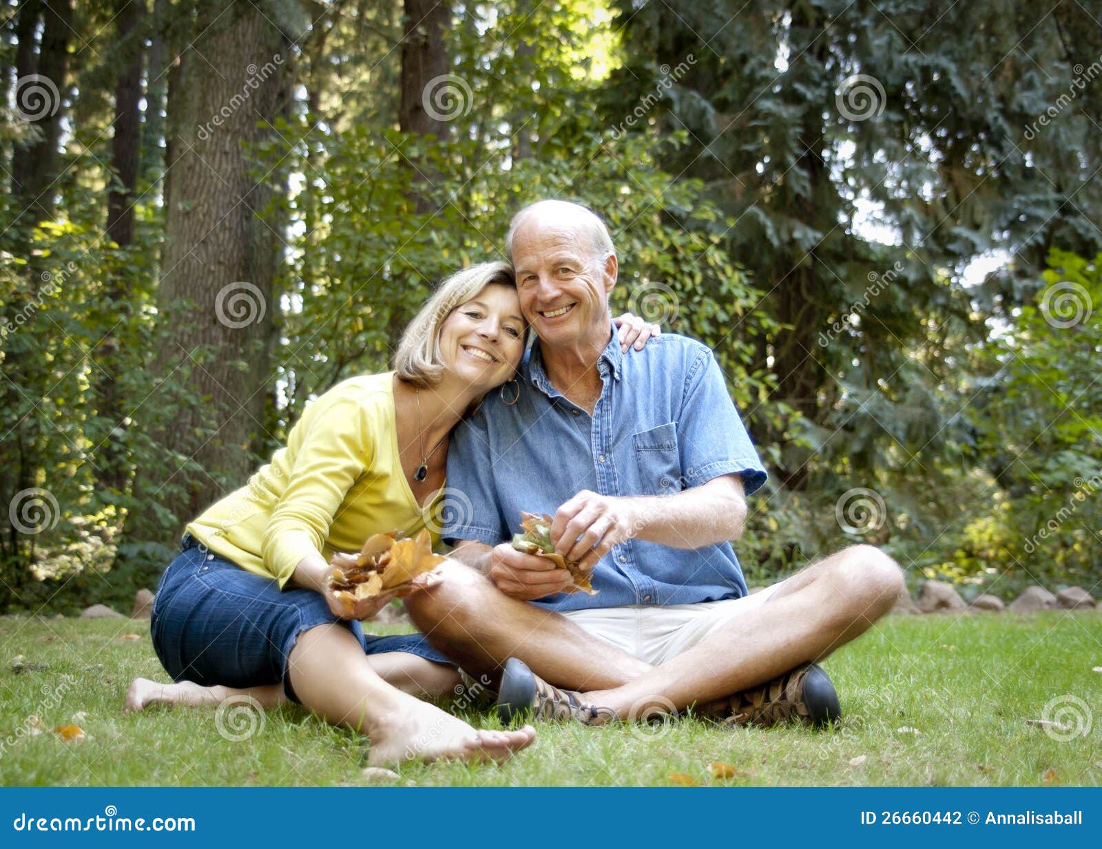 Older Couple Enjoying the Outdoors Stock Photo - Image of older ...