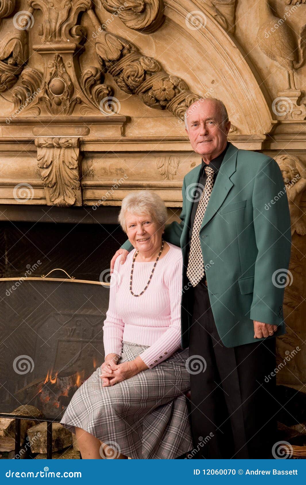 Older couple portrait stock photo. Image of adult, good - 12060070
