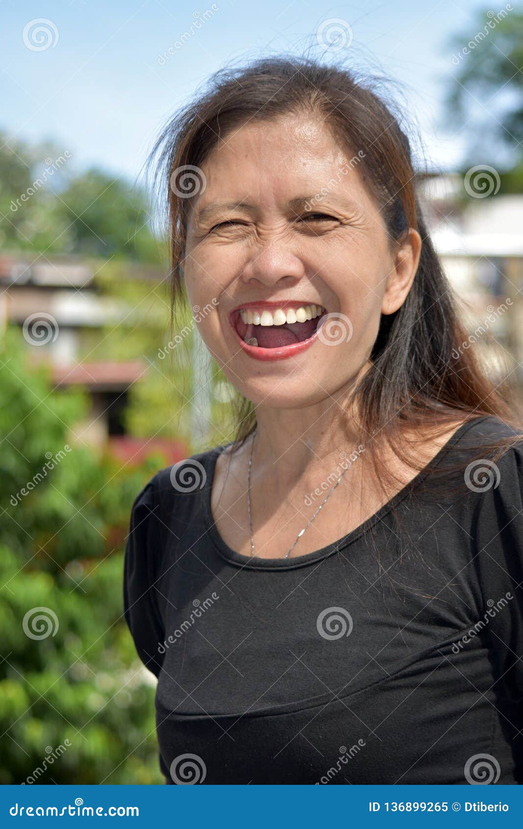 Older Diverse Grandmother Laughing Stock Image - Image of aging ...