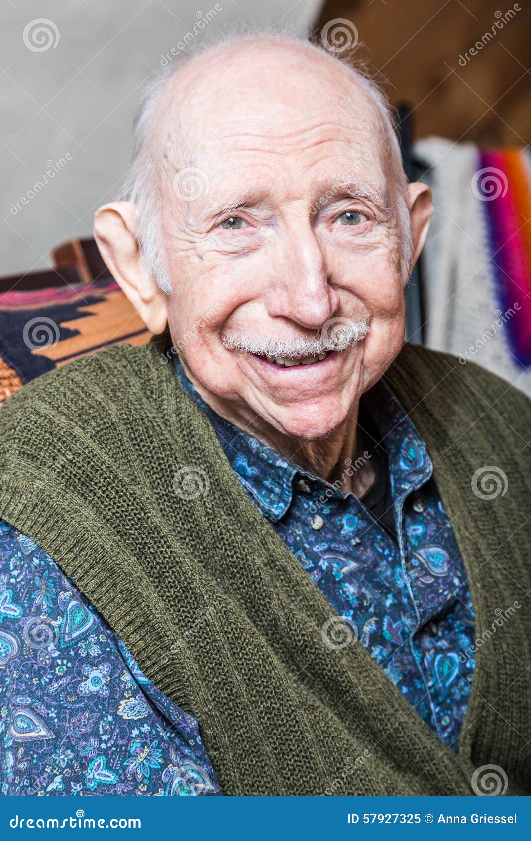 Older Gentleman Smiling at Camera Stock Image - Image of happy ...