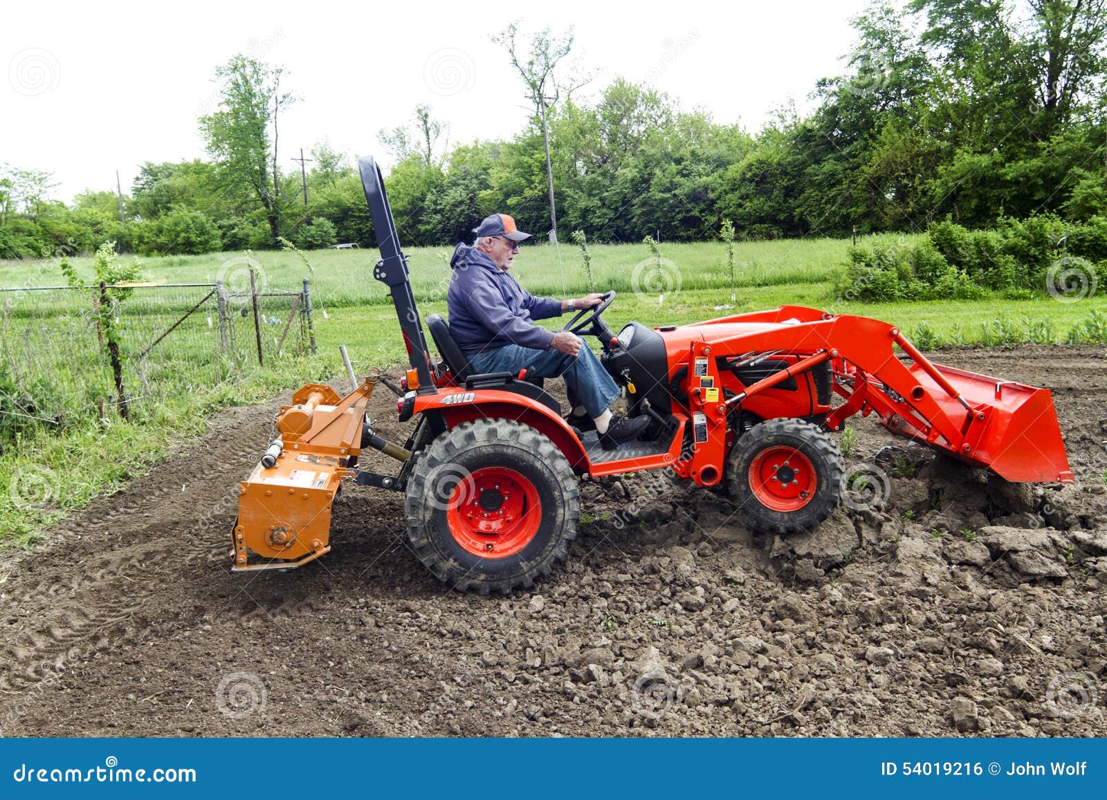 Compact Tractor. Royalty-Free Stock Photo | CartoonDealer.com #39440103
