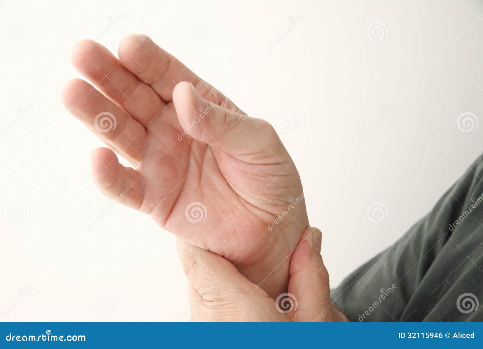 Older man checks pulse stock photo. Image of monitoring - 32115946