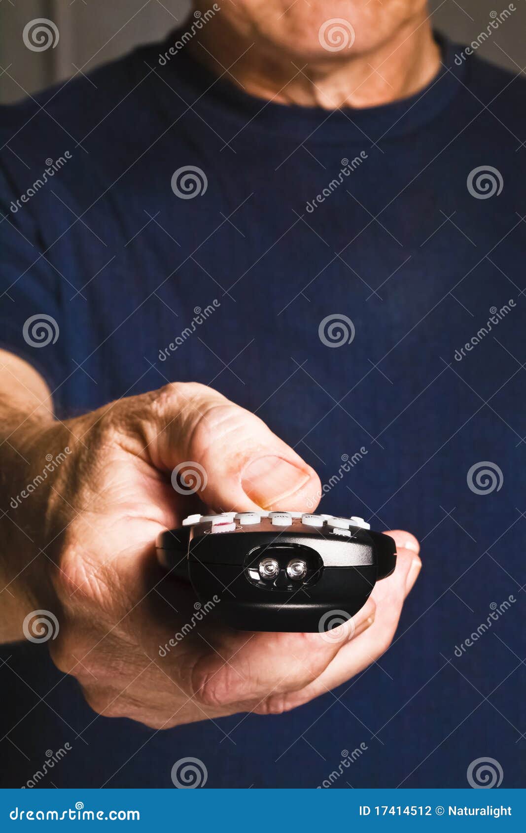 Older Man Holding Tv Remote Control Stock Photo - Image of remote ...